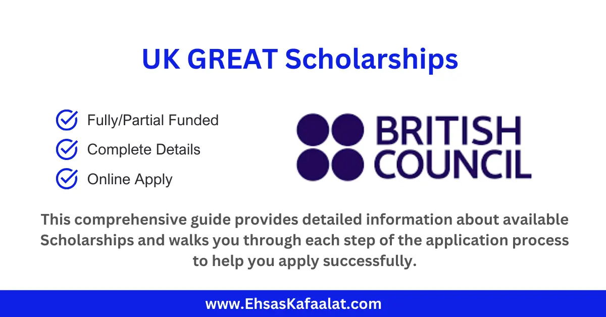 GREAT Scholarships 2026 In UK | British Council | UK