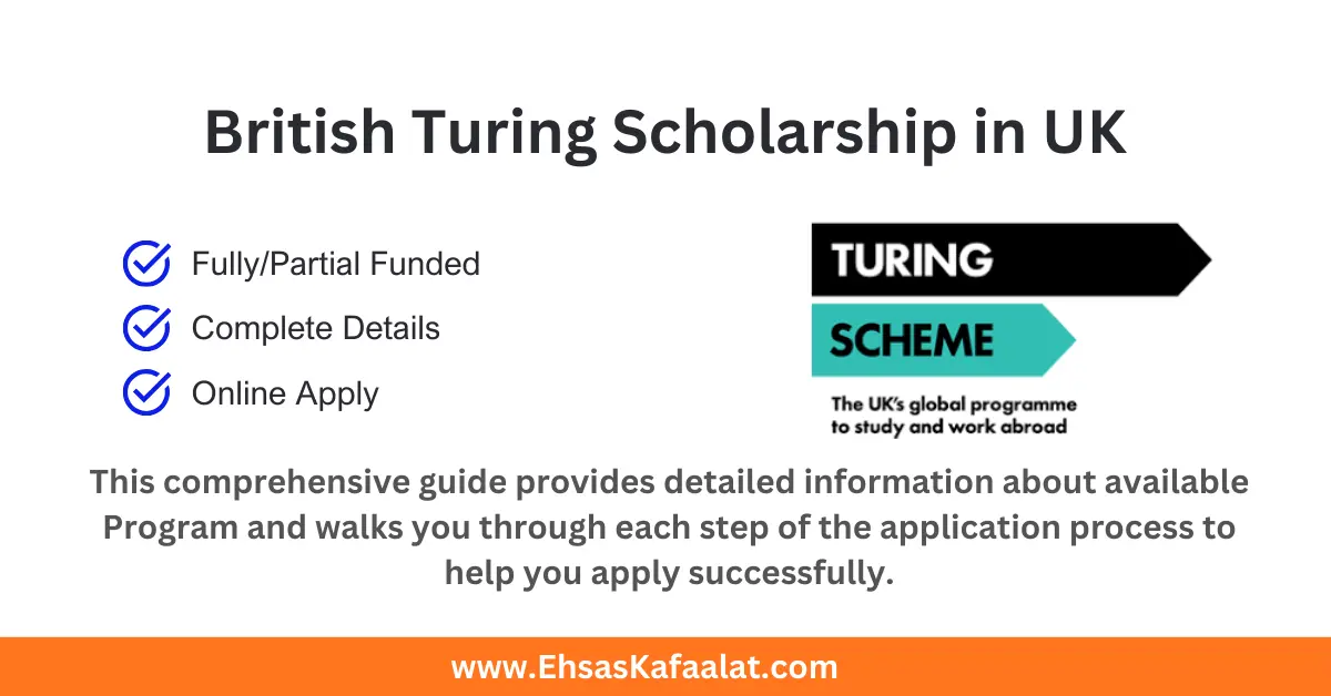 British Turing Scholarship 2026 In UK (Funded)