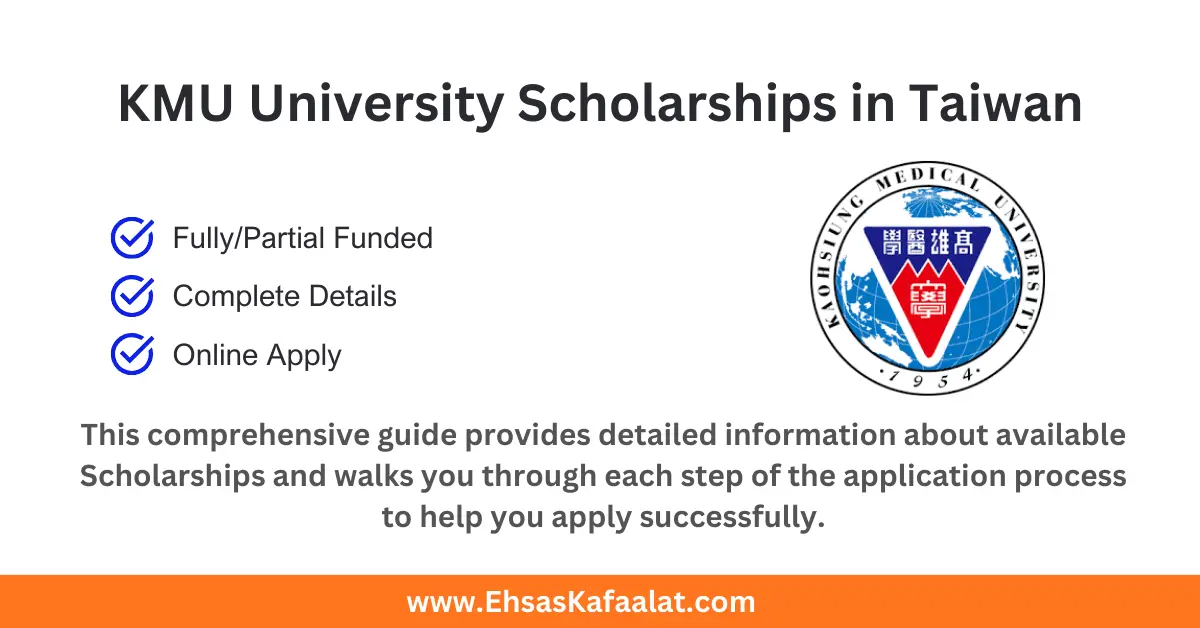 KMU University Scholarships 2026 In Taiwan (Fully Funded)