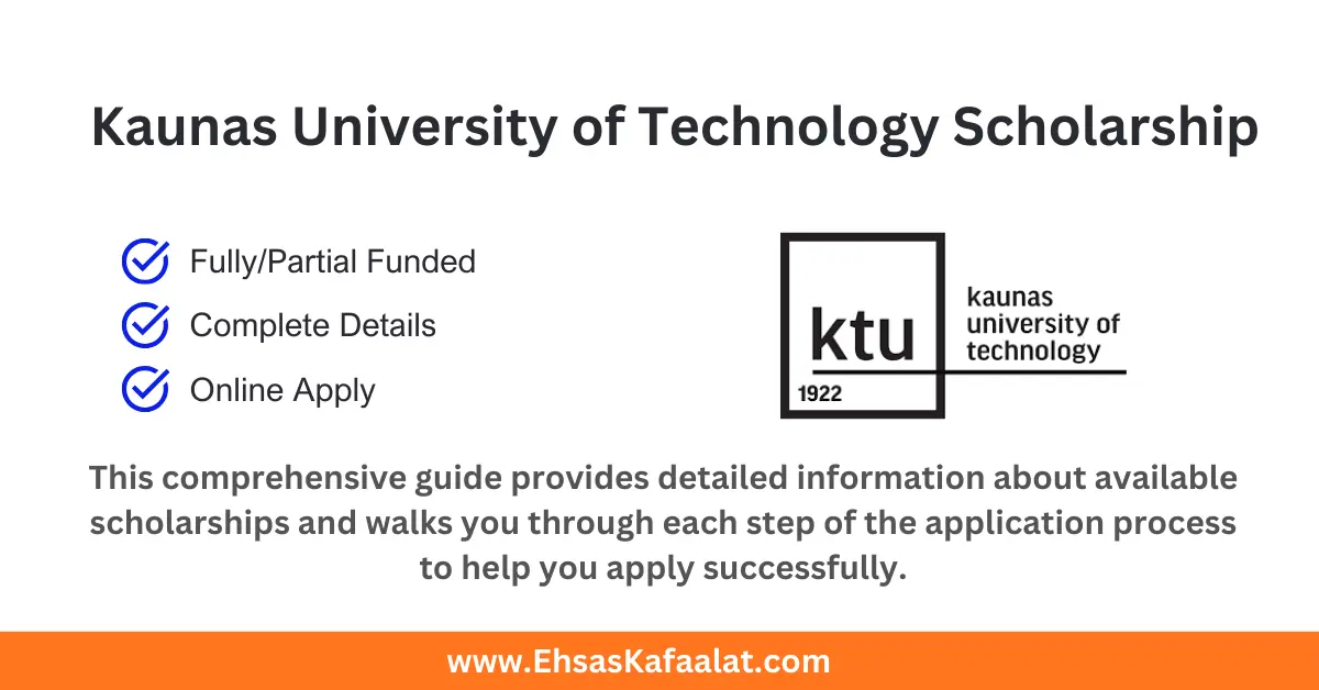 Kaunas University Of Technology Scholarship 2026 In Lithuania (Funded)