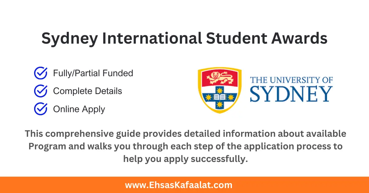 Sydney International Student Award 2026 (Application Process)