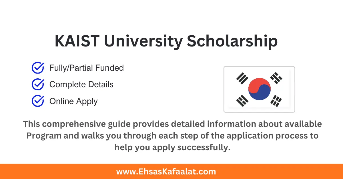 KAIST University Scholarship 2026 (Fully Funded)