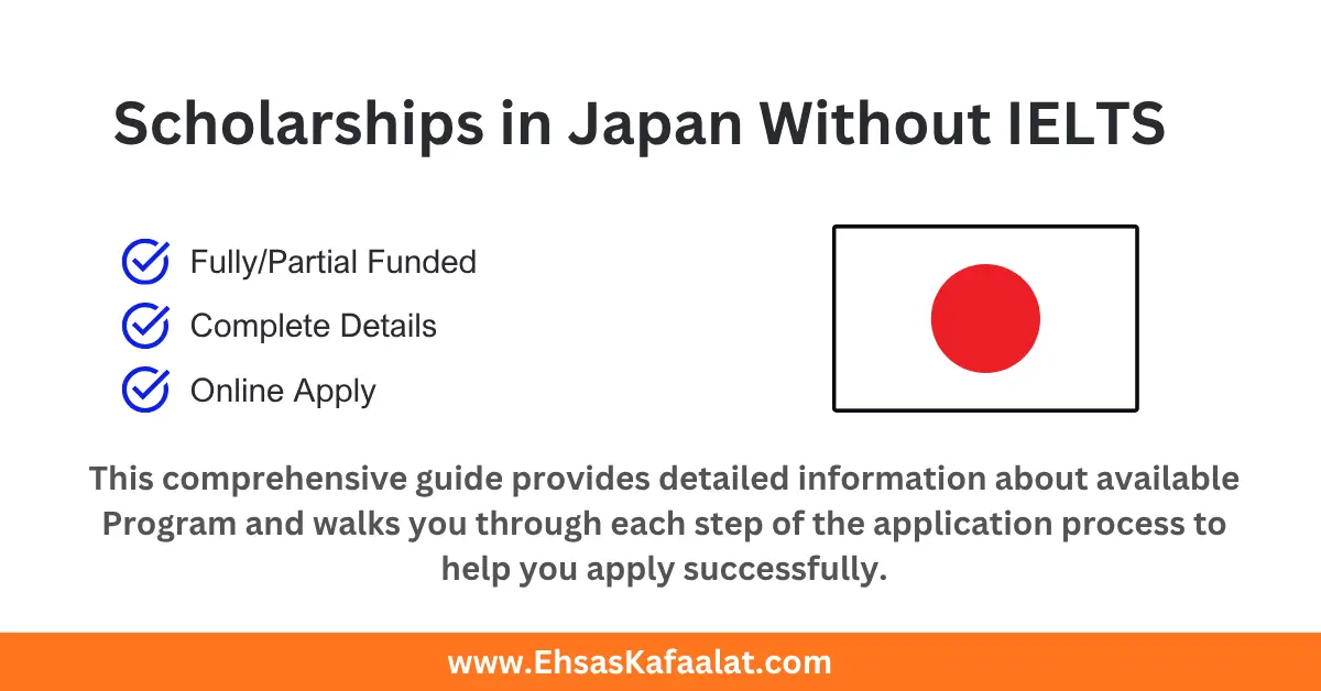 Fully Funded Scholarships In Japan Without IELTS 2026 | Study In Japan